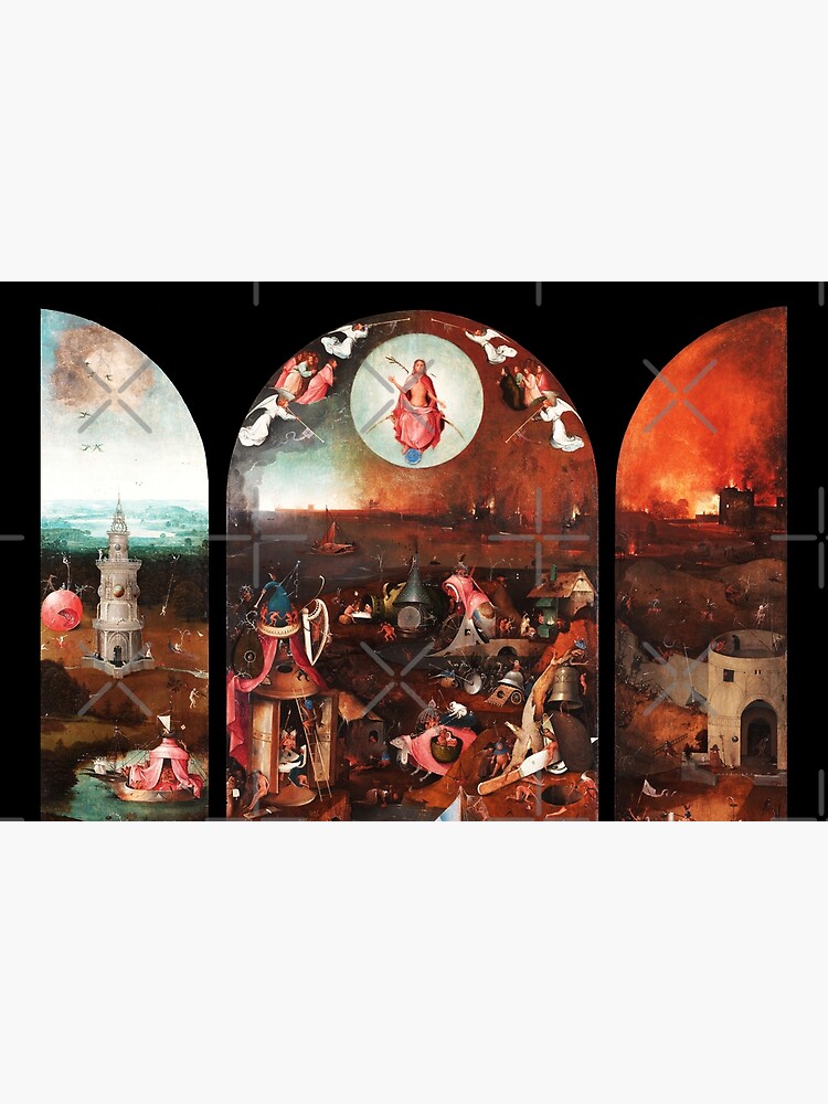 "Triptych of the Last Judgement by Hieronymus Bosch" Zipper Pouch by ...