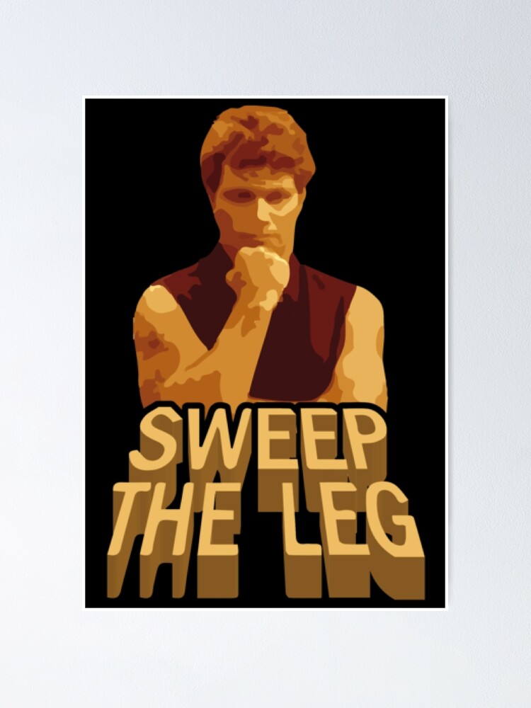 "Sweep the leg" Poster by choccobiscuits | Redbubble