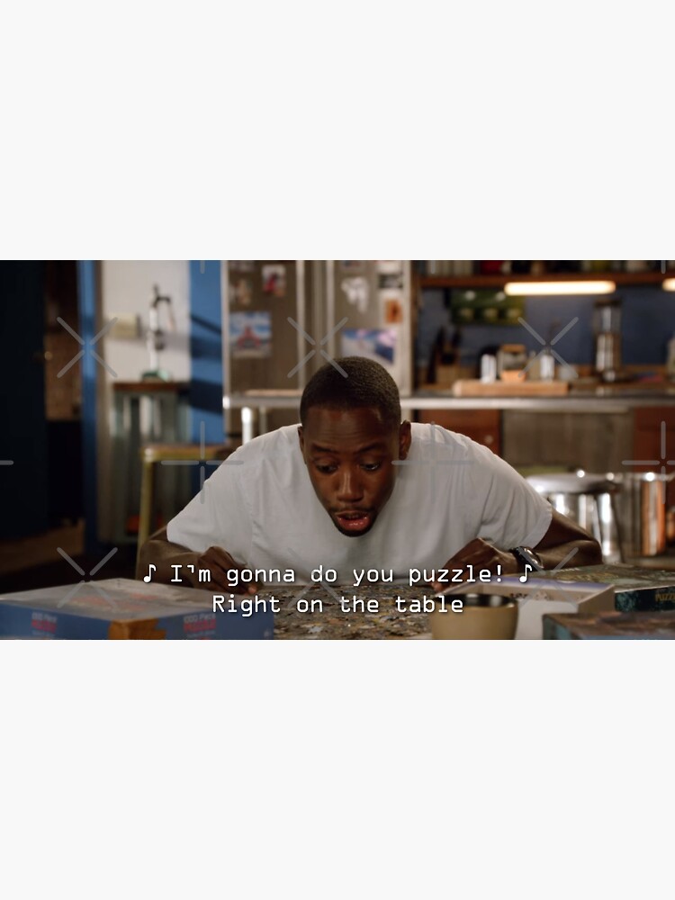 "New Girl - Winston: I'm gonna do you, puzzle" Sticker for Sale by ...