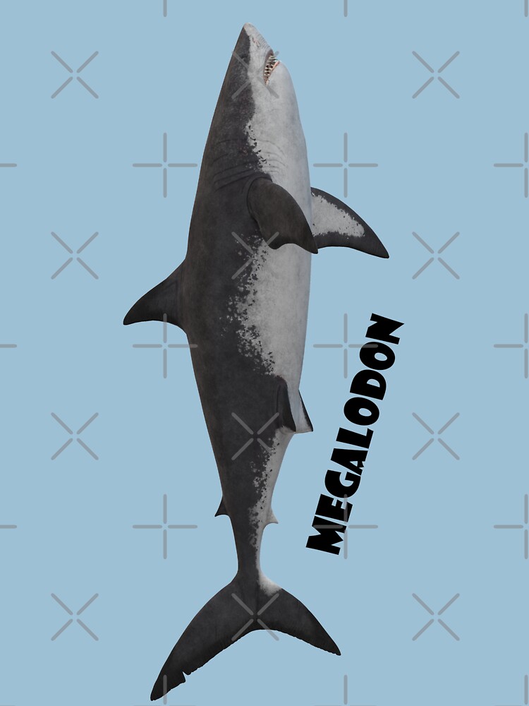 "MEGALODON" T-shirt for Sale by nellie41 | Redbubble | megalodon t ...