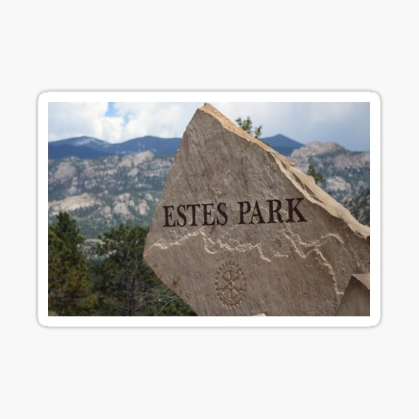 "Estes Park" Sticker for Sale by TannerVisuals | Redbubble