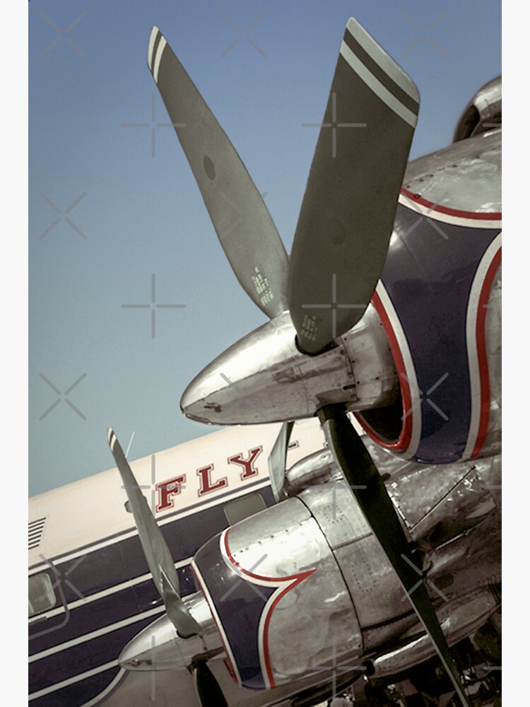 "DC7 Engines " Sticker for Sale by ftimagens | Redbubble