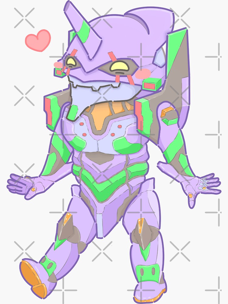 "Eva Unit 01" Sticker for Sale by LNL3 | Redbubble