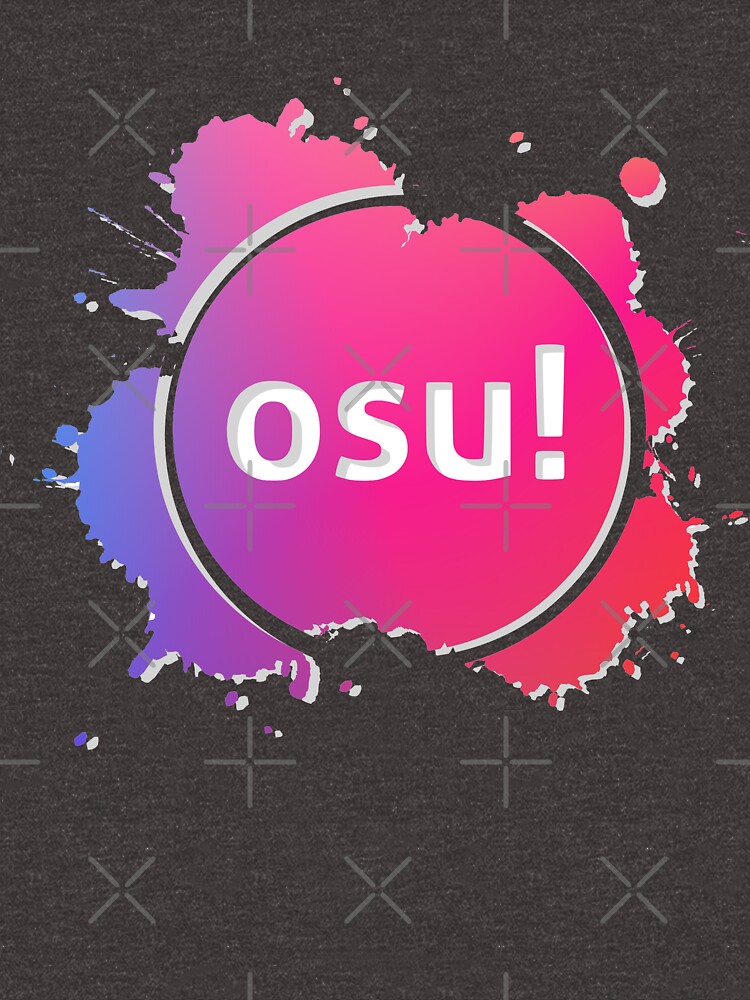 "Design osu! Blue / Pink" T-shirt for Sale by XanderDreams | Redbubble ...