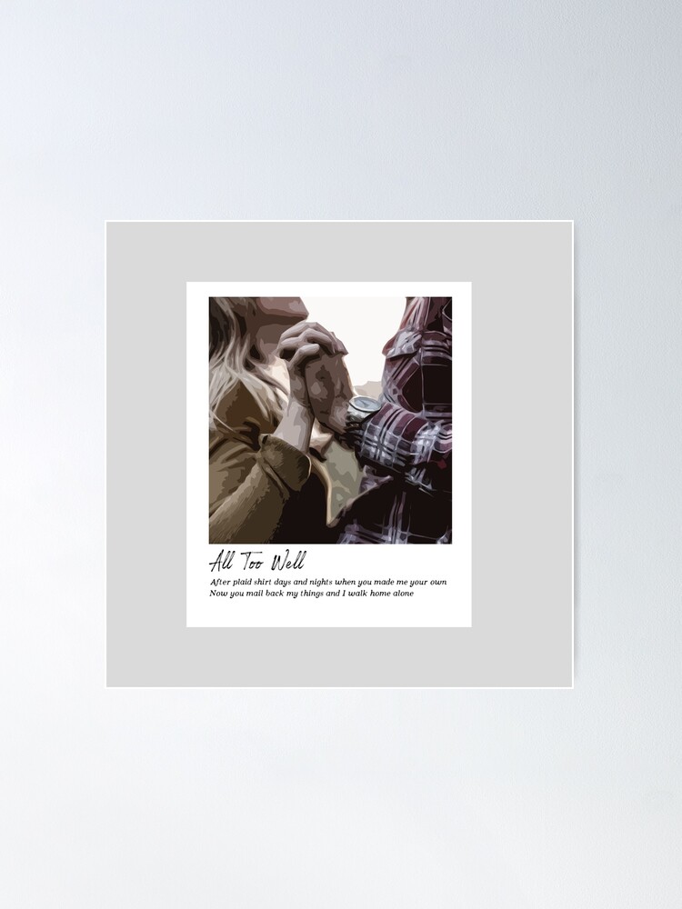 "All Too Well - Taylor Swift" Poster by nd-creates | Redbubble