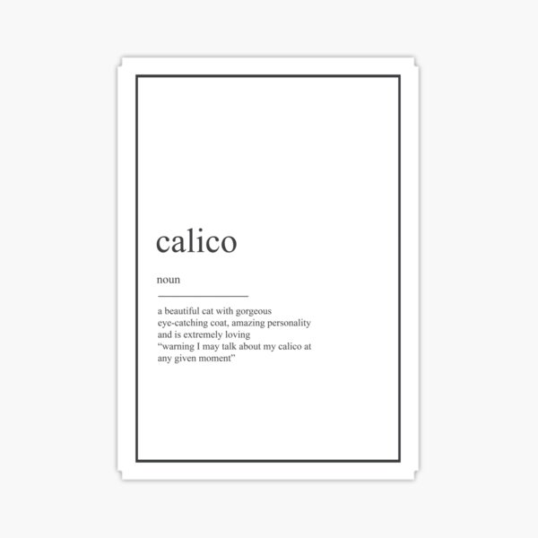 "Calico 577 Watercolor Map Yoga Quote Definition De" Sticker by ...