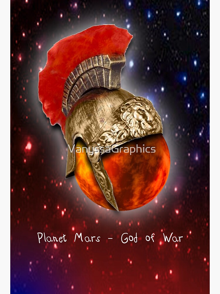 "Planet Mars - God of War (Graphic by Alice CCI)" Sticker by ...