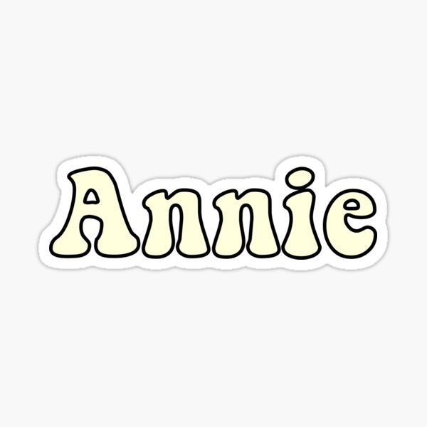 "Custom Annie Design" Sticker for Sale by Kyrostickers | Redbubble