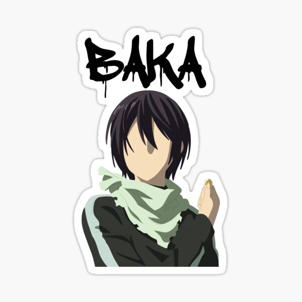 "Yato Baka" Sticker by catleeclaw | Redbubble