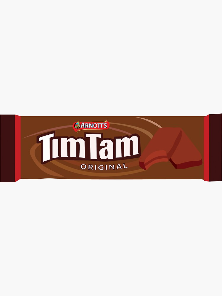 "Tim Tam Original Packet" Sticker for Sale by angiedelfav | Redbubble