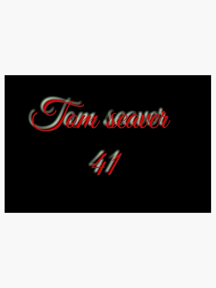 "Tom seaver" Sticker for Sale by Suzanasuzi | Redbubble
