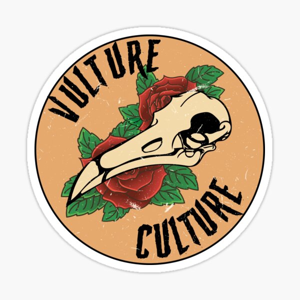 "Vulture Culture " Sticker for Sale by apocalyptica365 | Redbubble