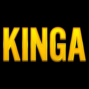 "Kinga Name" Sticker for Sale by desexperiencia | Redbubble