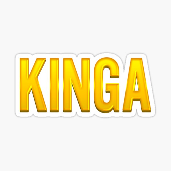 "Kinga Name" Sticker for Sale by desexperiencia | Redbubble
