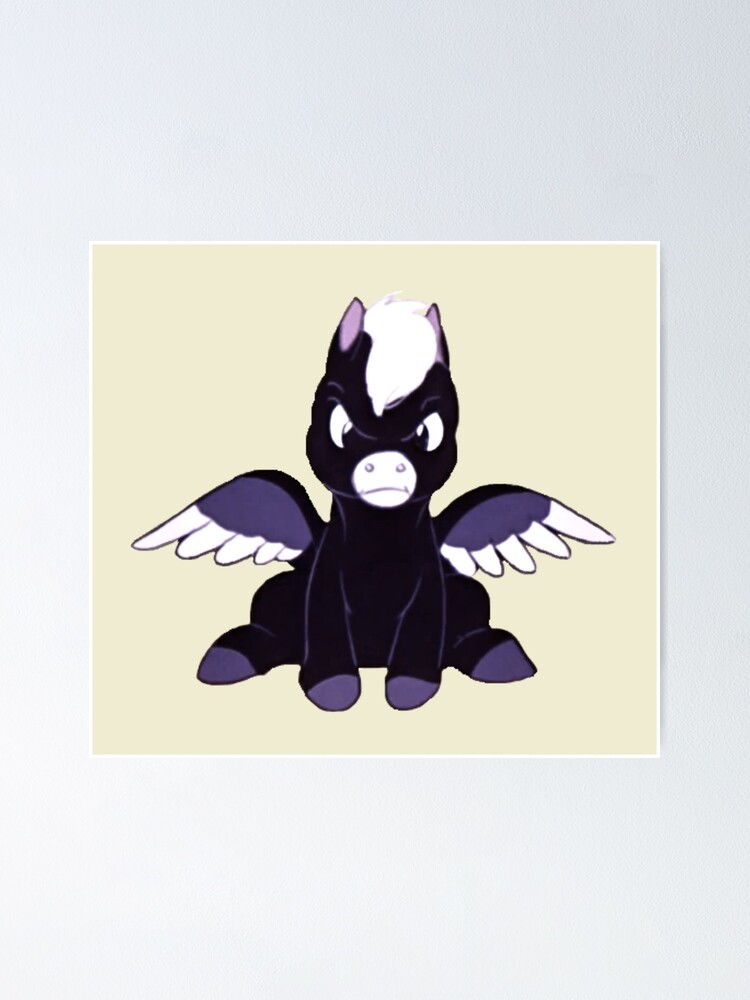 "Fantasia Black Baby Peter Pegasus" Poster for Sale by TYPhoenicians ...