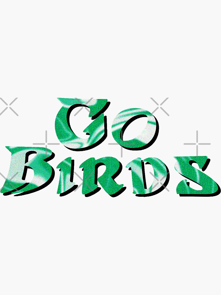 "Go Birds - Philadelphia Retro" Sticker for Sale by mcgrath929 | Redbubble