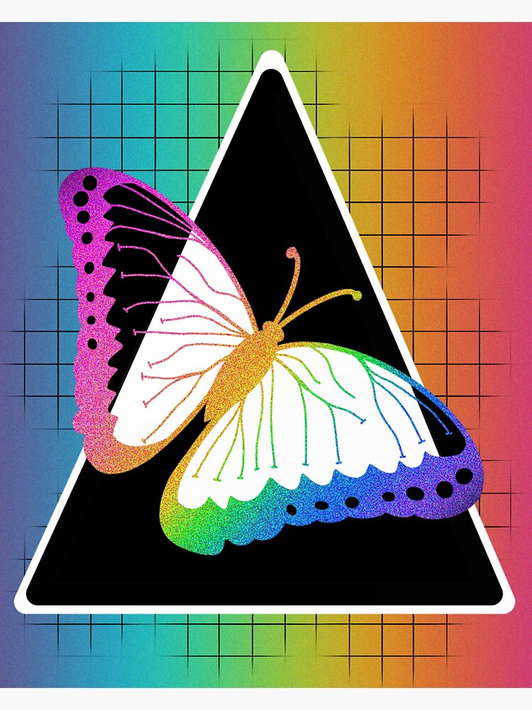 "Pride Butterfly" Sticker for Sale by rachadamsdesign | Redbubble
