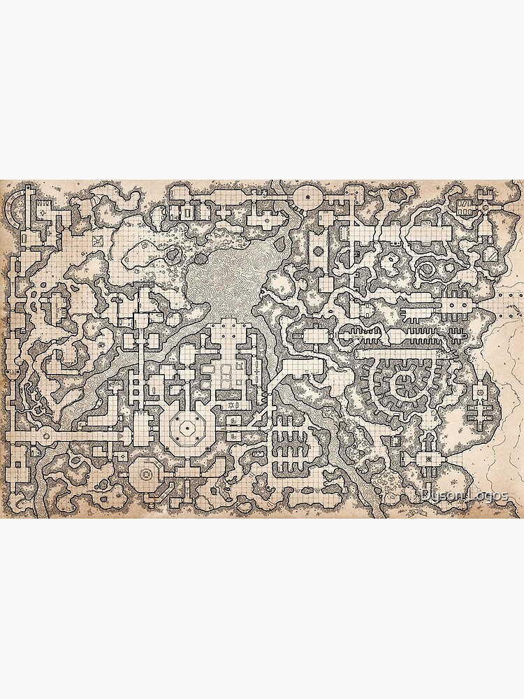 The Winter Tombs - a massive dungeon complex by Dyson Logos Premium ...