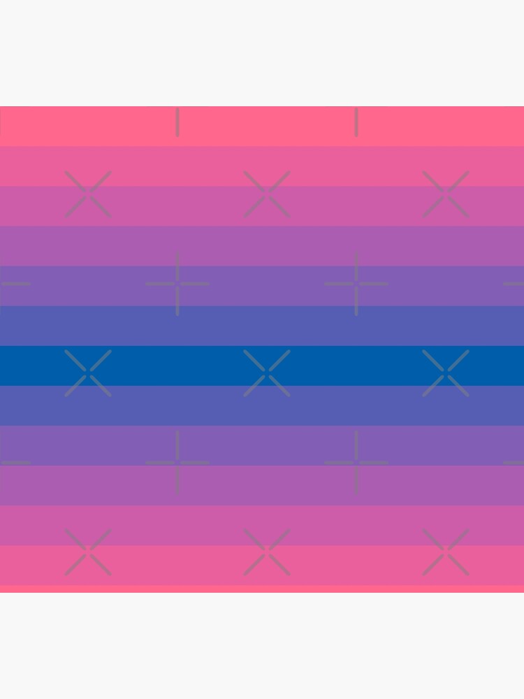 Póster «colores de la bandera bi bisexual (degradado azul rosa púrpura ...