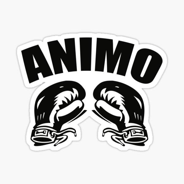"Animo " Sticker for Sale by MexiCulture | Redbubble