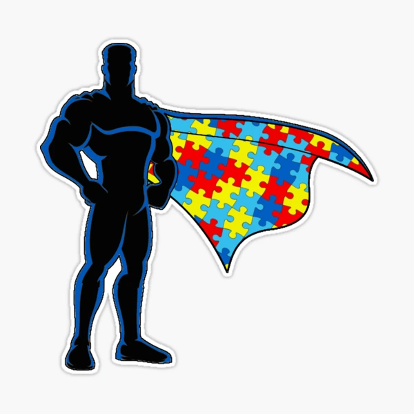 Autism Dad Sticker Proud Autism Daddy Stickers For Sale | Redbubble