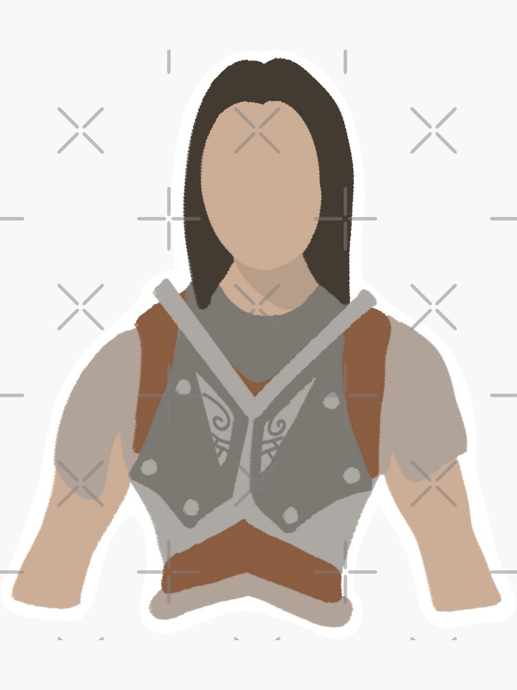 "Lydia Outline" Sticker by Basic-Blueberry | Redbubble