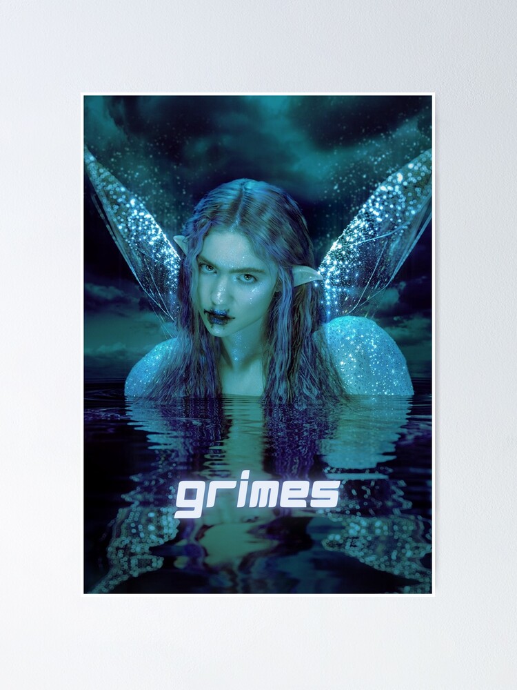 "fairie blue green grimes design" Poster for Sale by sonabtha | Redbubble