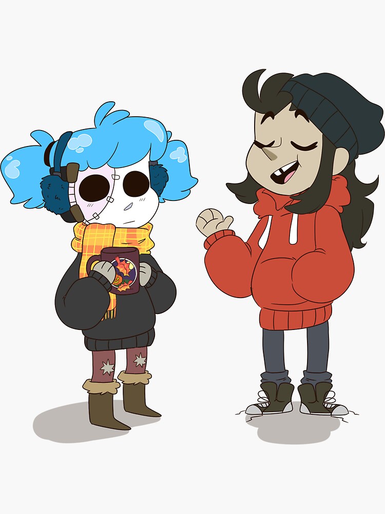 "Sal and Larry fall stickers " Sticker for Sale by javajuicedraws ...