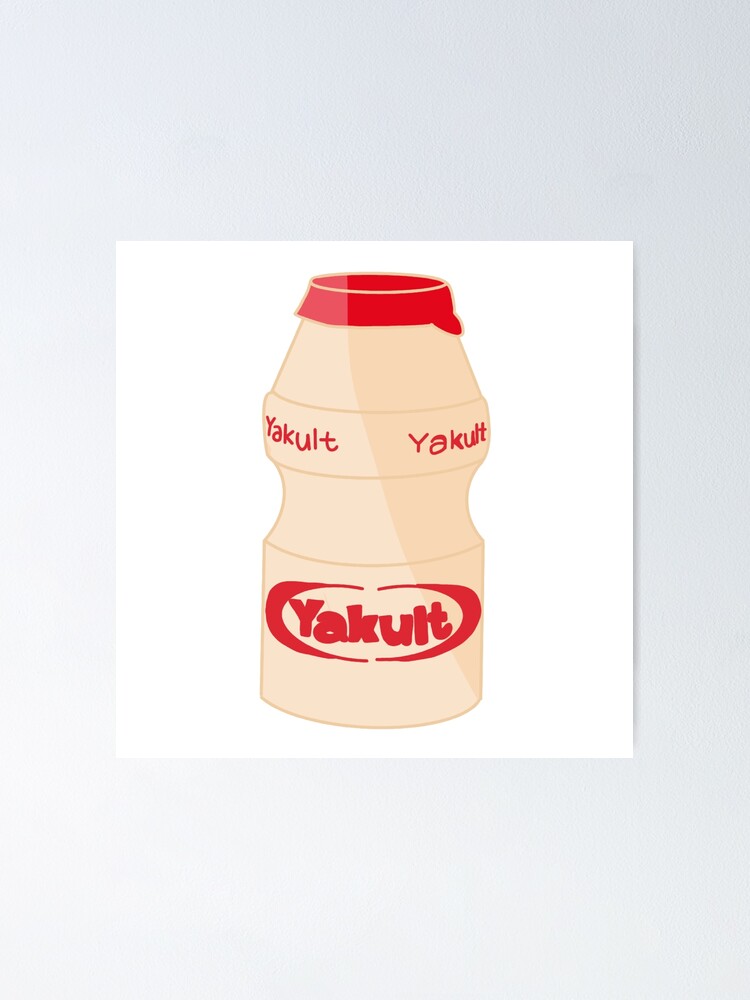 "Yakult" Poster for Sale by HoneyLemonBee1 | Redbubble