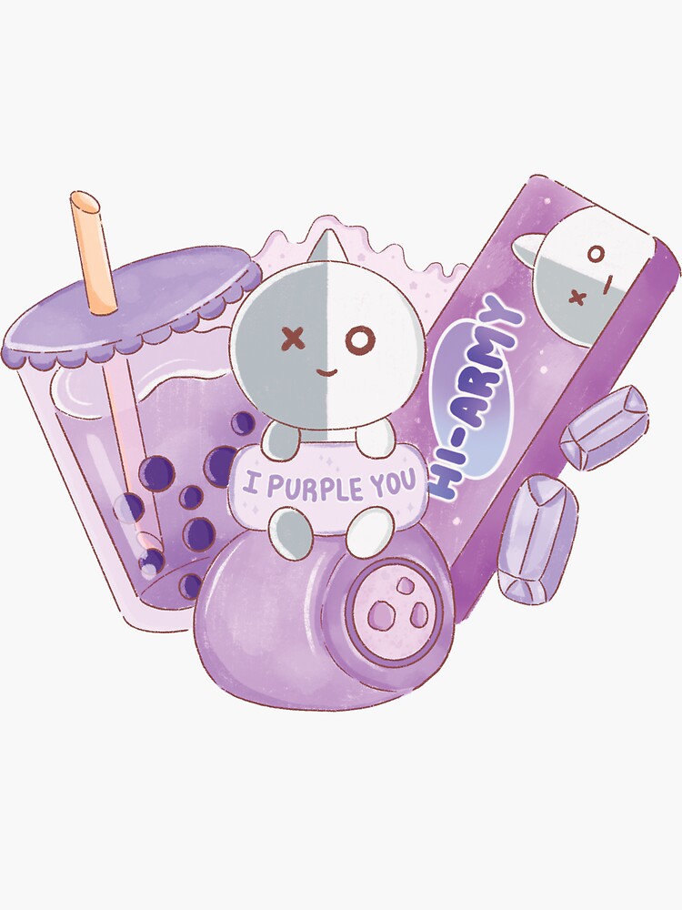 Pegatina «PEGATINA VAN ARMY BTS BT21» de BeemwArt | Redbubble