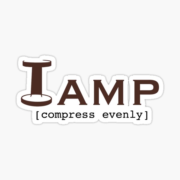 "Tamp - Barista Series" Sticker for Sale by jchrism | Redbubble