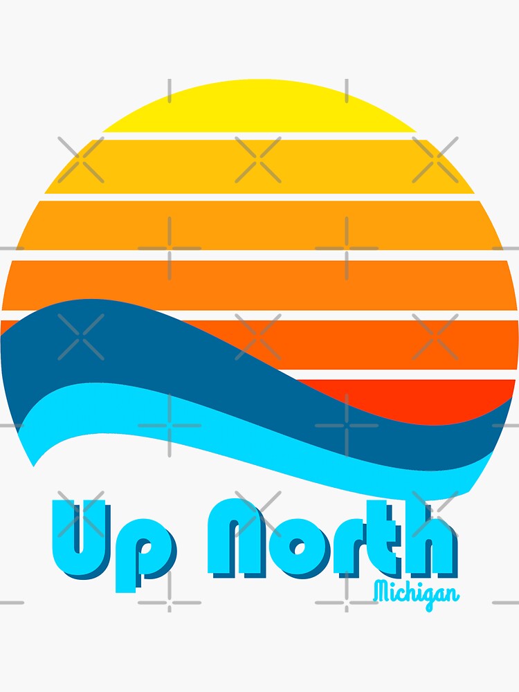 "Up North Sun " Sticker for Sale by NobleImages | Redbubble