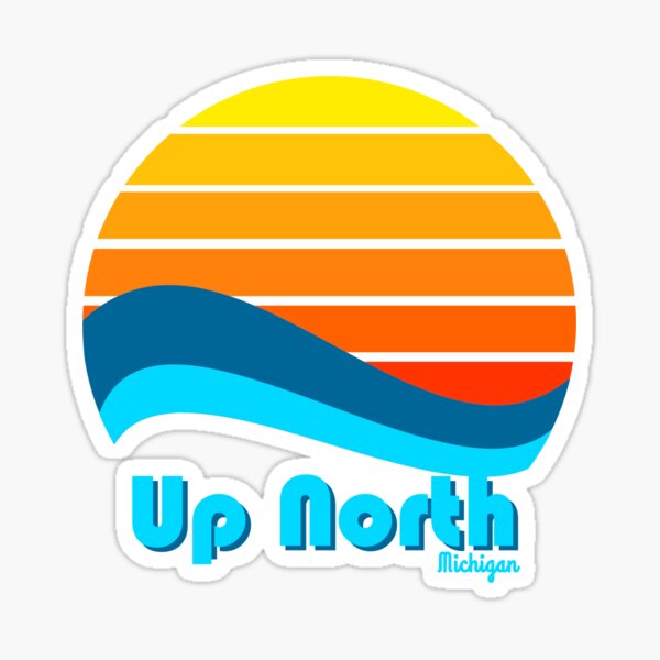 "Up North Sun " Sticker for Sale by NobleImages | Redbubble