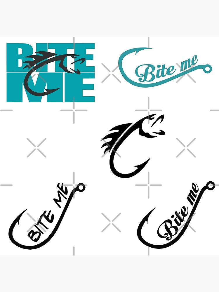 "Bite Me Sticker Pack" Poster by Sinfamous | Redbubble