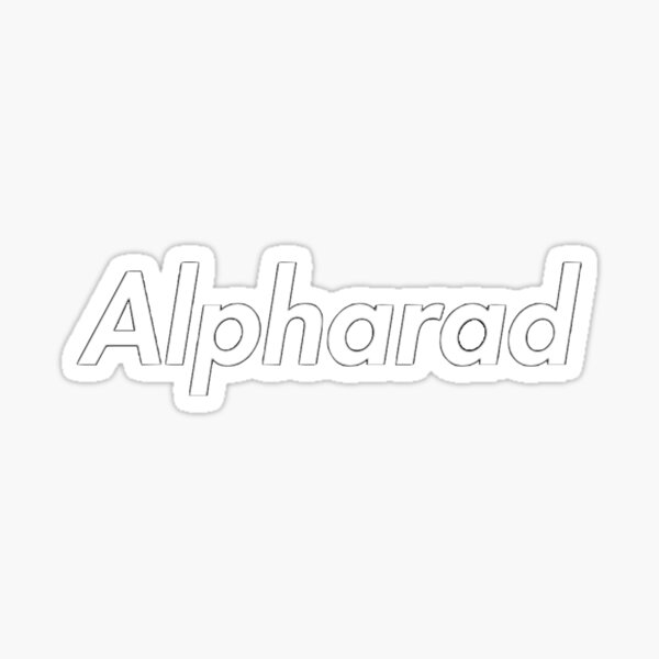 "Alpharad Supreme Logo" Sticker for Sale by BingoChamp2077 | Redbubble