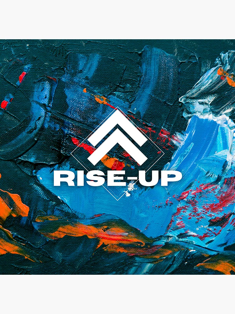 "Rise-Up Logo" Sticker for Sale by riseupam | Redbubble