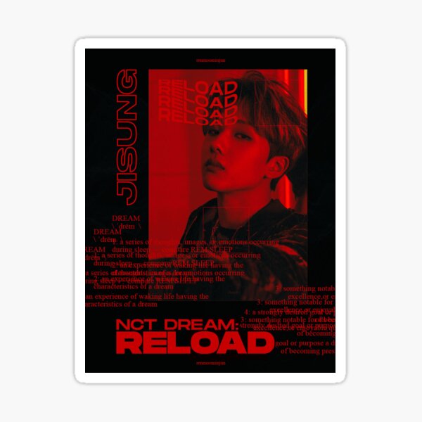 "PARK JISUNG RELOAD" Sticker by onerenjun | Redbubble