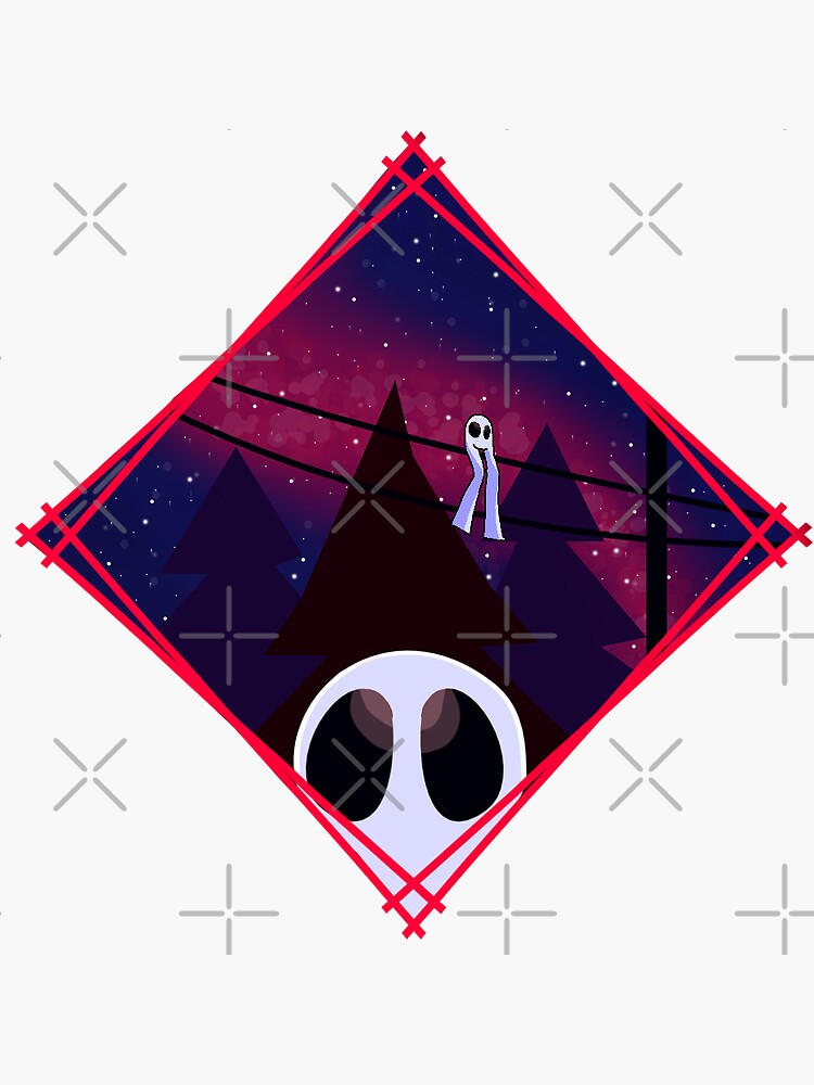 "Forest Nightcrawlers" Sticker by AbductedMoth | Redbubble