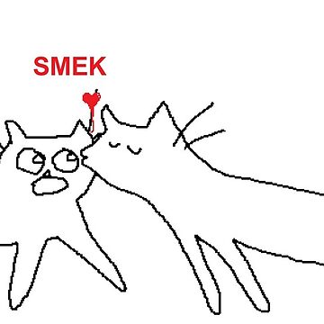 "smek!" Sticker for Sale by robinauts | Redbubble