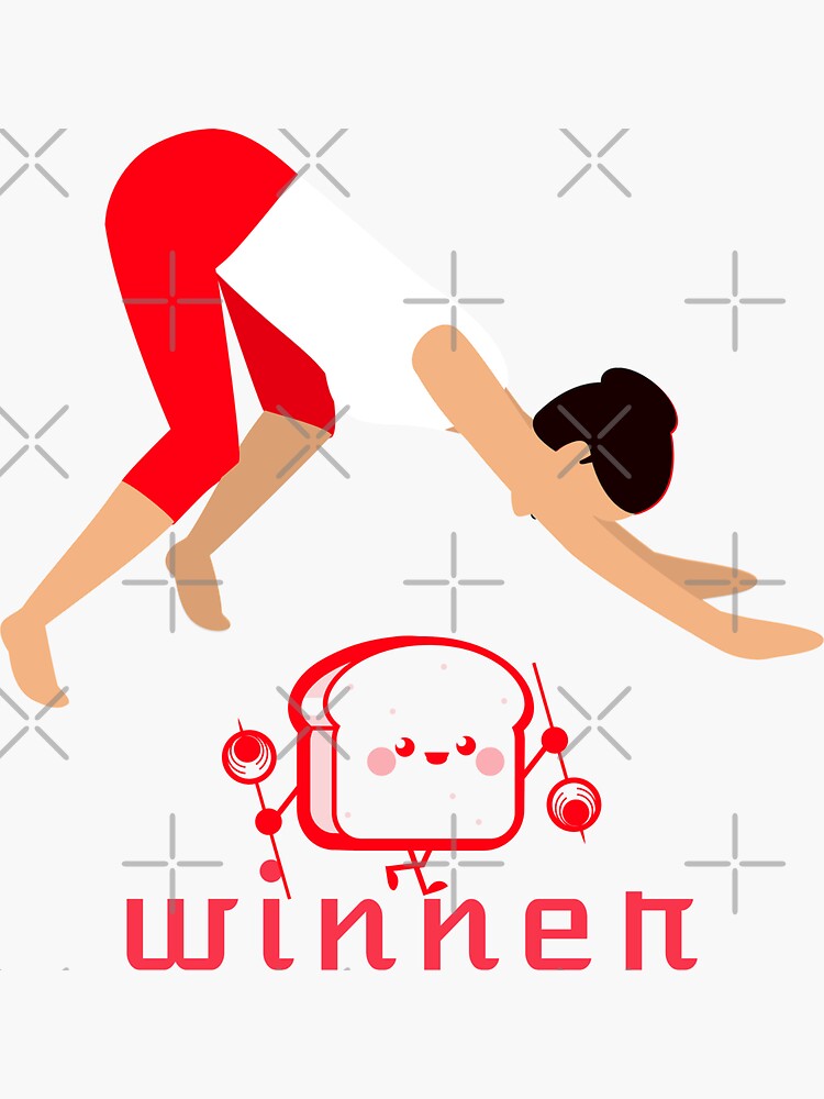 "bread-winner" Sticker for Sale by 5sharksfighting | Redbubble