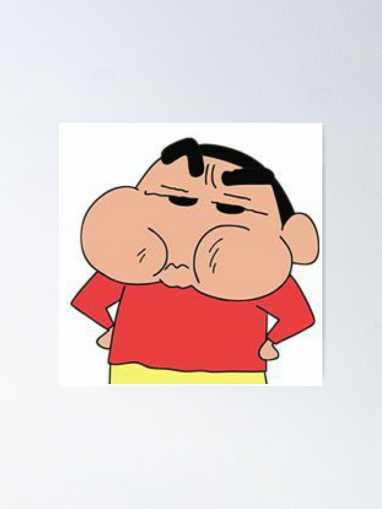 "Angry shinchan" Poster by MayVini | Redbubble