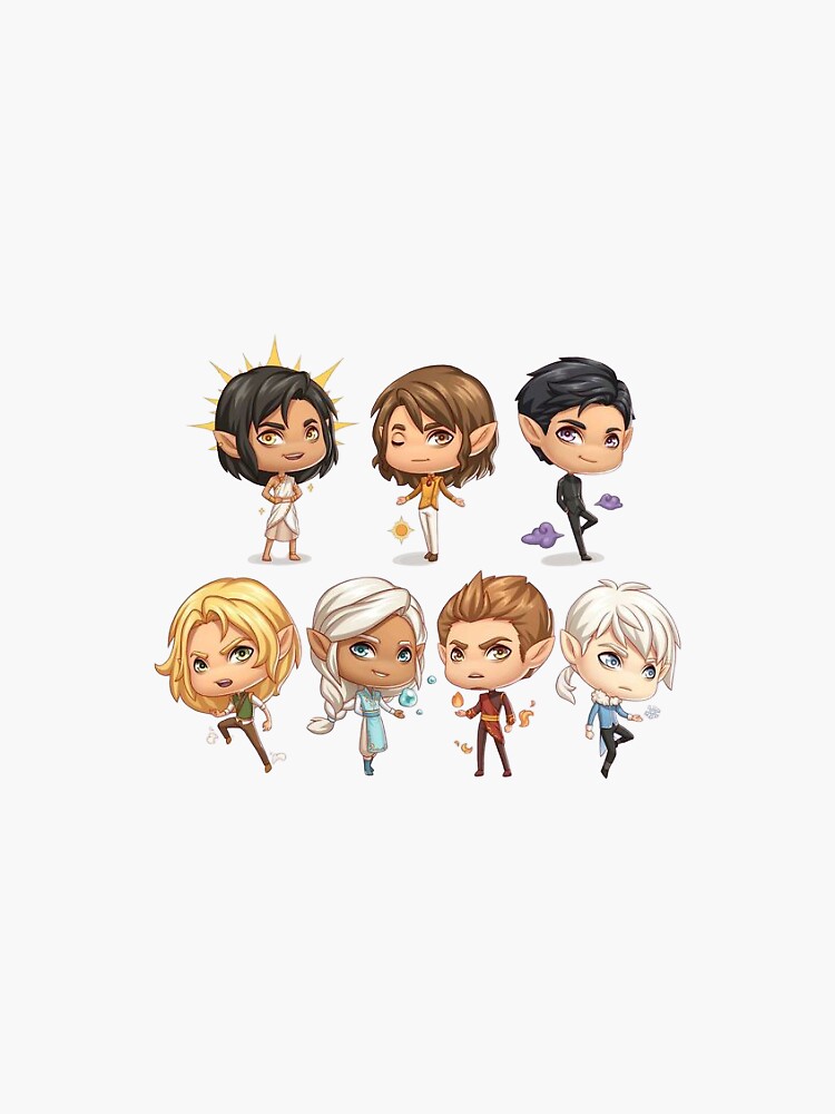 "the 7 high lords in acotar" Sticker for Sale by tevmaya | Redbubble