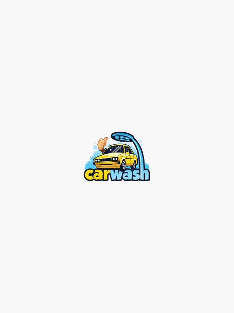 "Car Wash" Sticker by pkumar999 | Redbubble