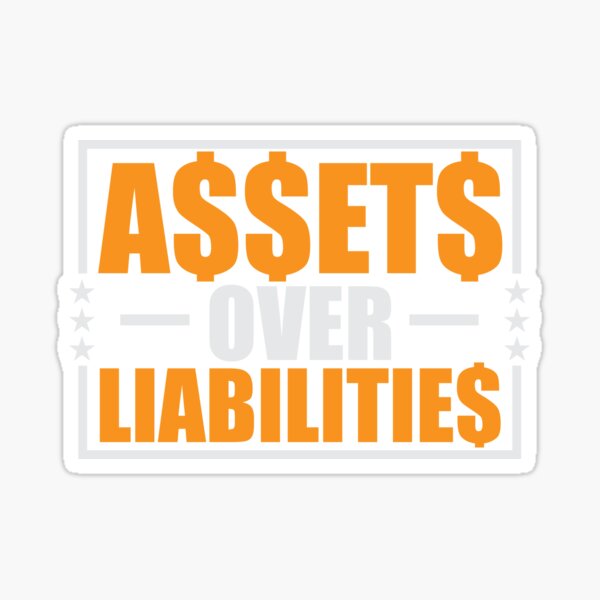 "Assets Over Liabilities Accountant" Sticker for Sale by azmndesigns ...