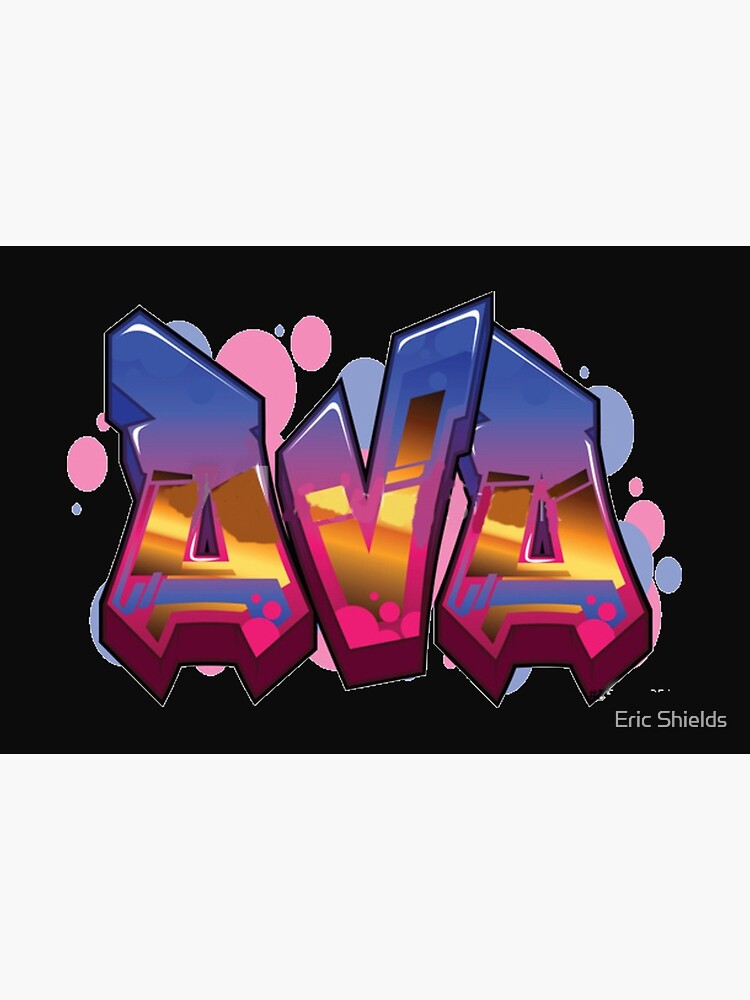 "Ava Name in graffiti" Art Board Print for Sale by Eric Shields | Redbubble