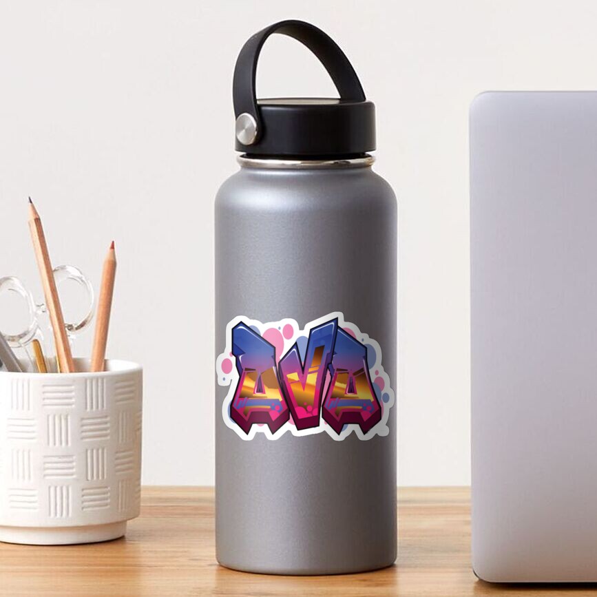 "Ava Name in graffiti" Sticker by Shieldsy43 | Redbubble