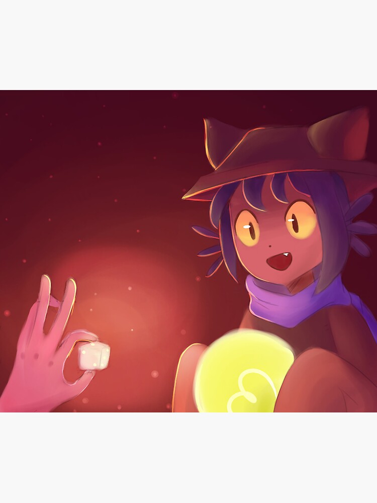 "niko from oneshot" Sticker for Sale by lycheejuice | Redbubble