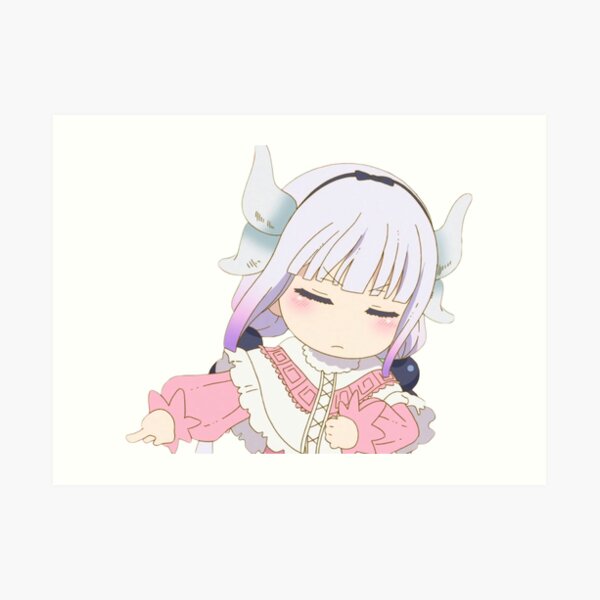 "Kanna Point Meme" Art Print for Sale by dumbanimememes | Redbubble