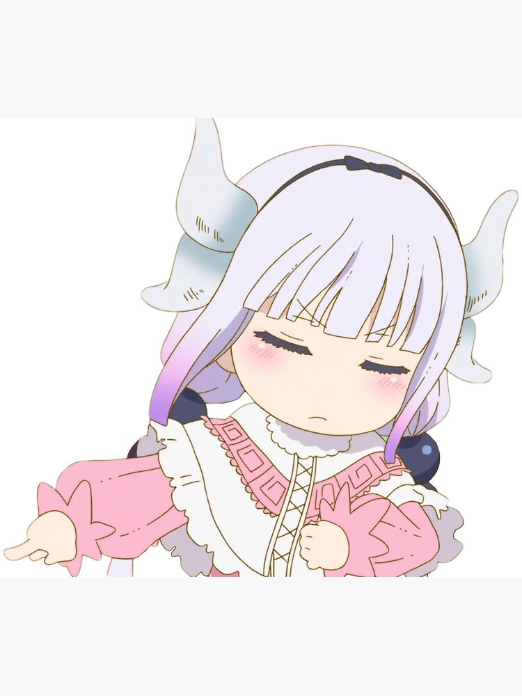 "Kanna Point Meme" Art Print by dumbanimememes | Redbubble