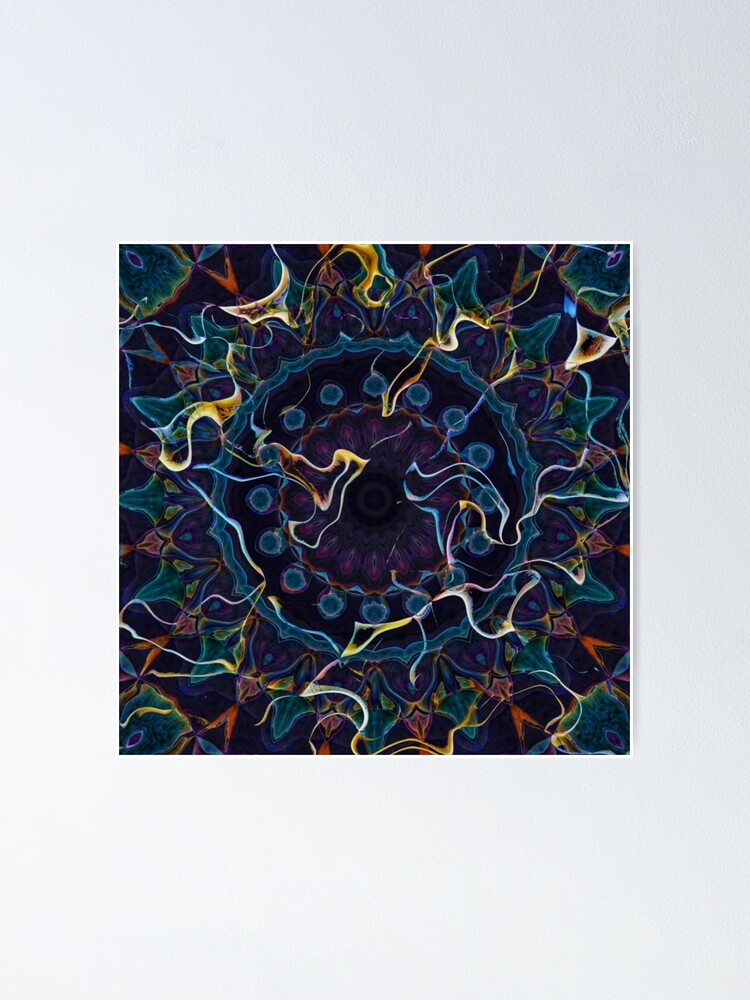 "LSD Mandala " Poster for Sale by MRNStudiosArt | Redbubble